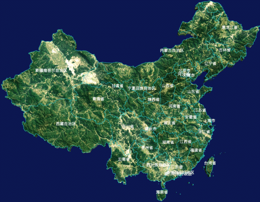 echarts-gl 3d地图自定义贴图实例 - 完竣世界