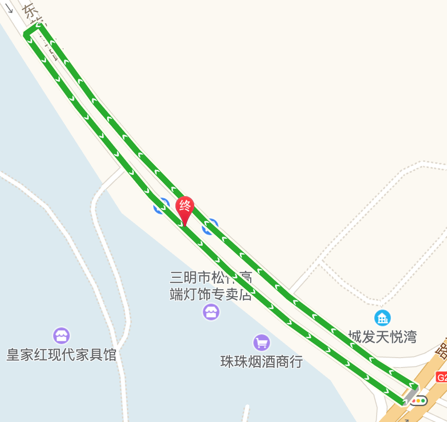 Vue 高德地图根据两个经纬度生成轨迹 完竣世界